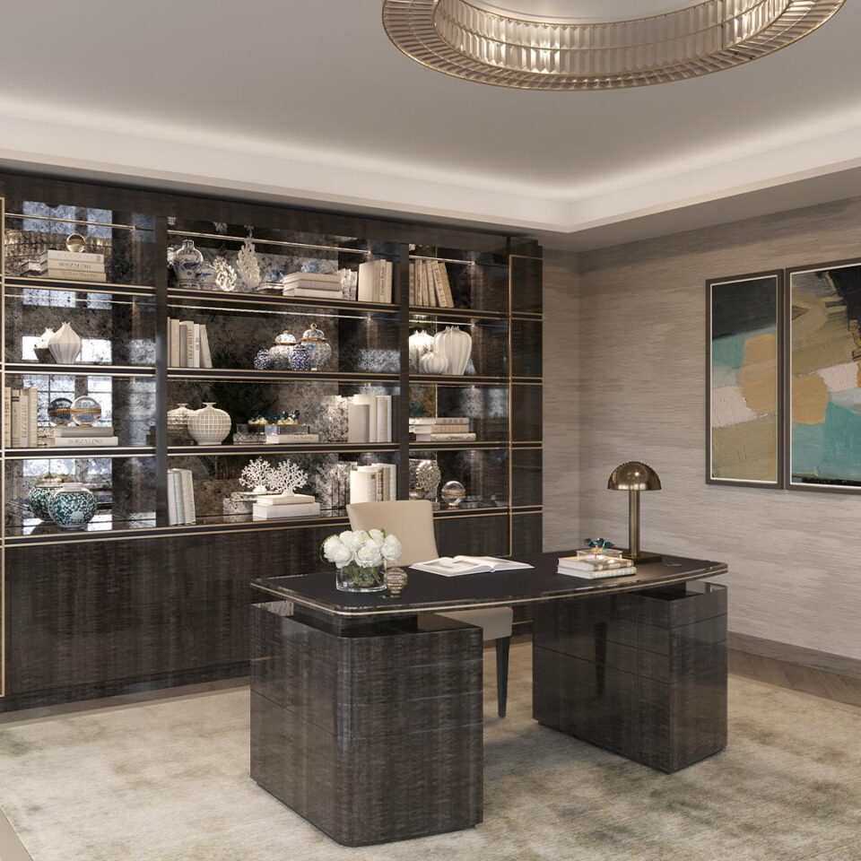 The Eclipse Desk by Davidson London Luxury Furniture